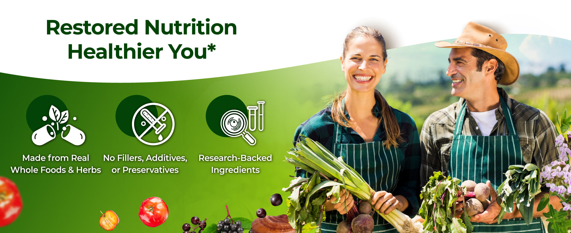 Nutrition Restore - Best Organic Vegan Herbal Supplements